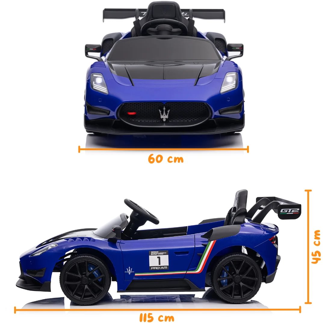 Maserati MC20 GT2 Electric Kids Car 12V - Blue - Berghoff toys