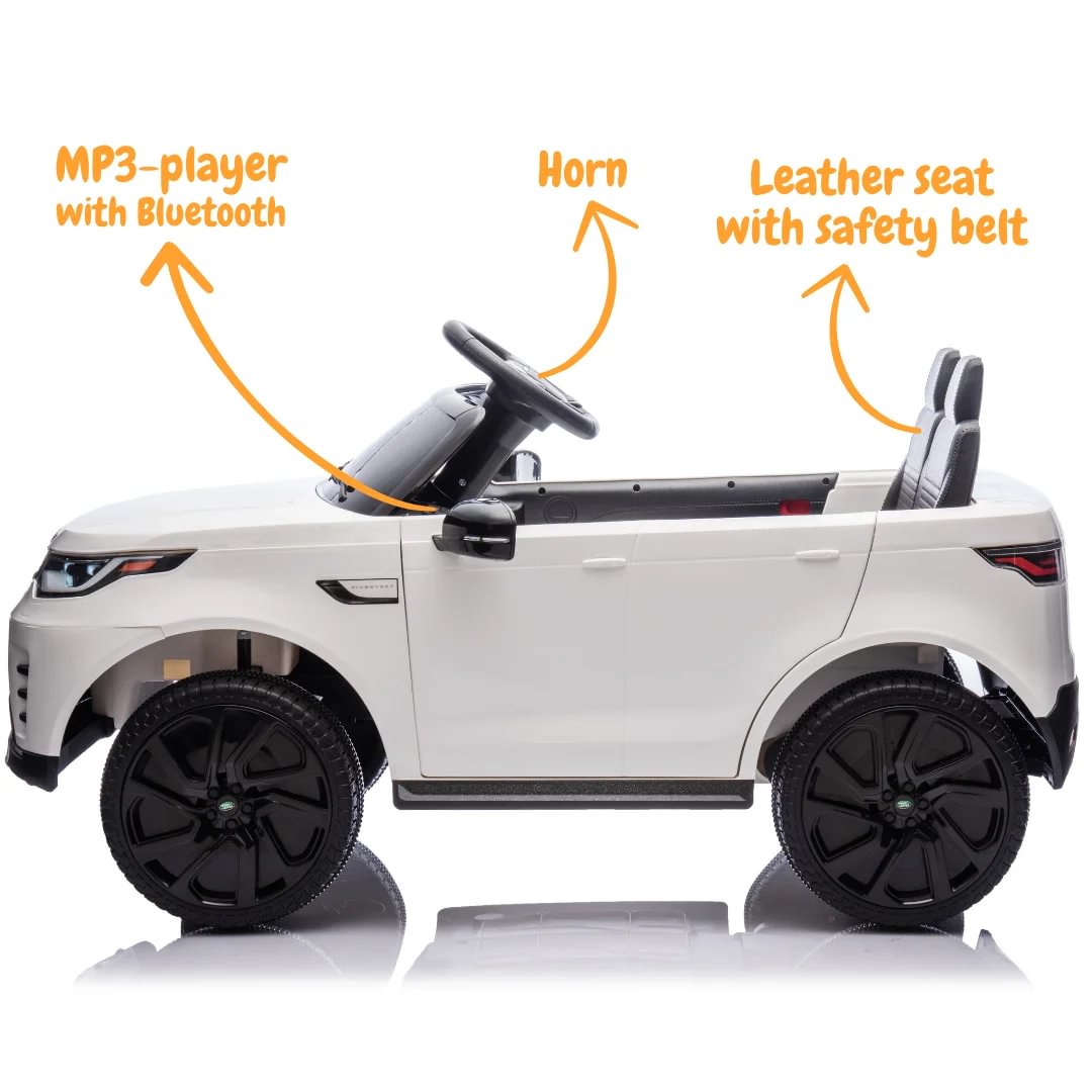 Land Rover Discovery Kids Car 12V - White - Berghoff toys