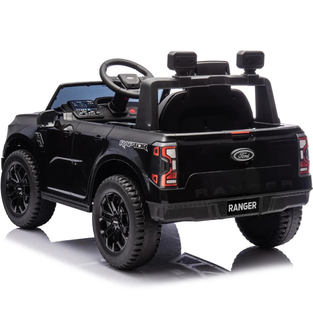 Ford Raptor Ride-on Kids Car 12V - Black - Berghoff toys