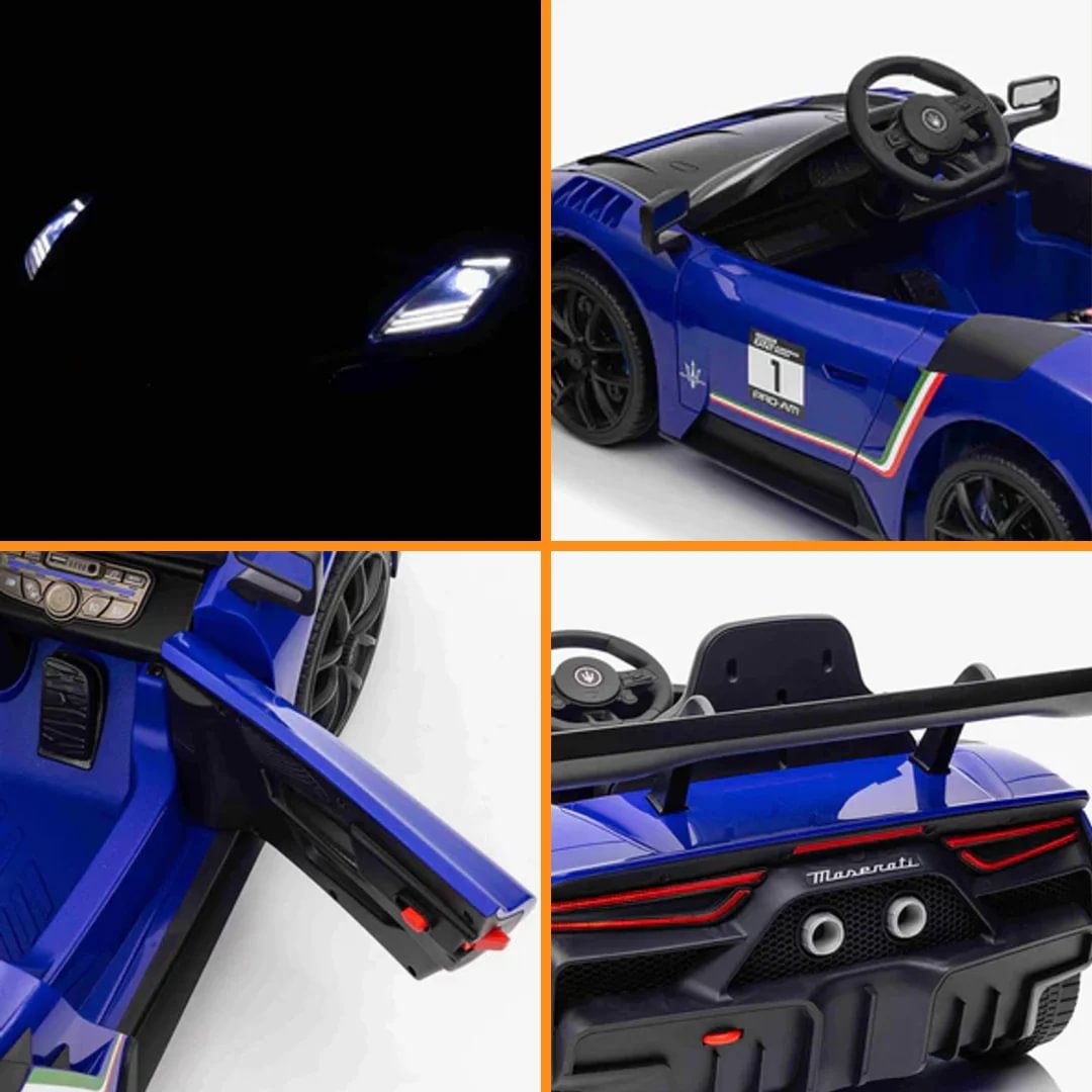 Maserati MC20 GT2 Electric Kids Car 12V - Blue - Berghoff toys