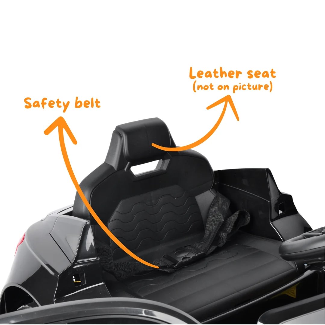 Audi e-Tron GT Electric Kids Car 12V - Black - Berghoff toys