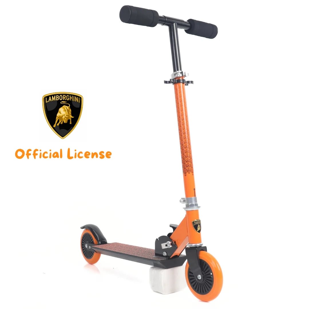Lamborghini Foldable Kids Scooter - Orange - Berghoff toys