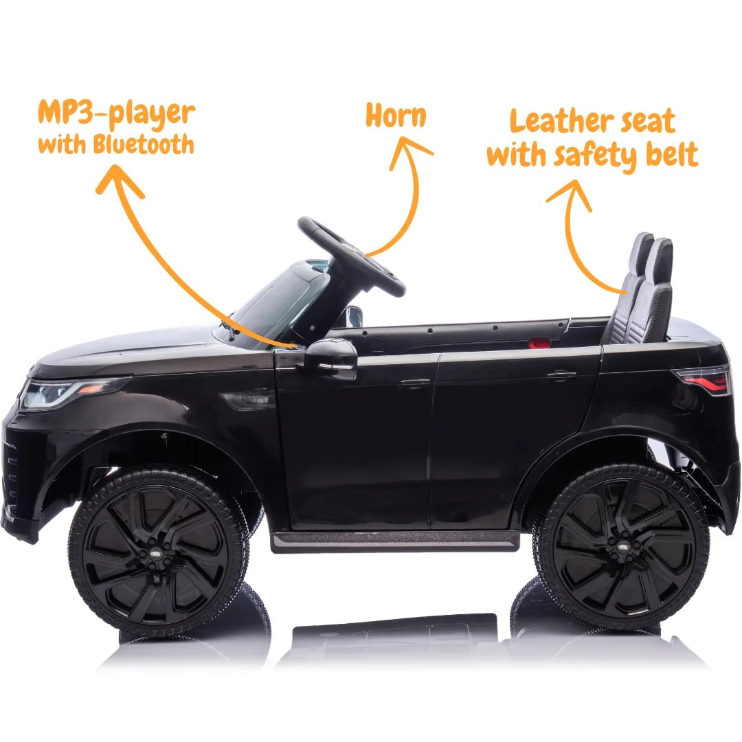 Land Rover Discovery Kids Car 12V - Black - Berghoff toys