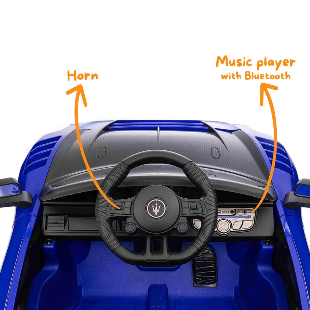 Maserati MC20 GT2 Electric Kids Car 12V - Blue - Berghoff toys