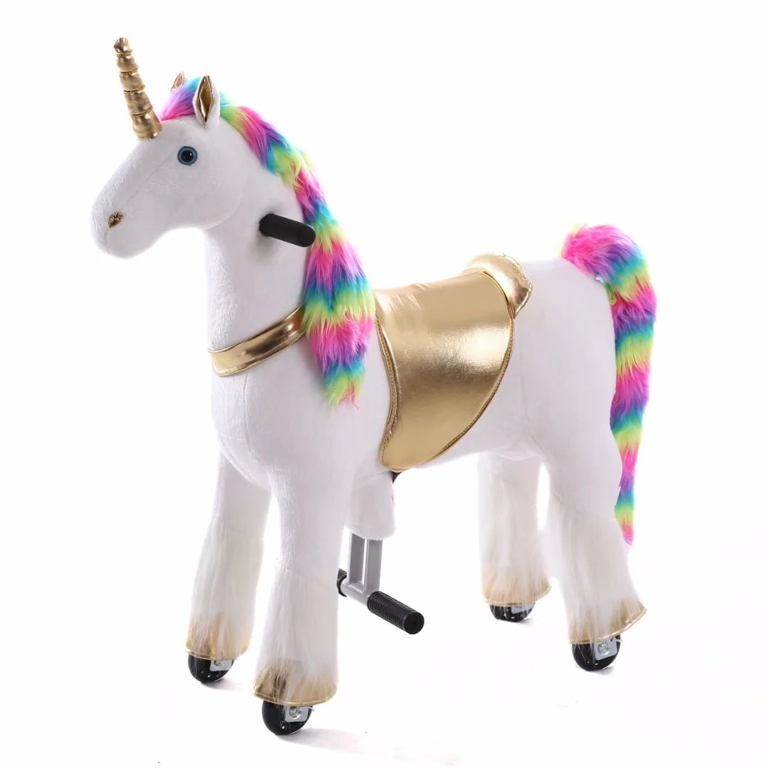 Ride-on Unicorn for Kids (Small) - White - Berghoff toys
