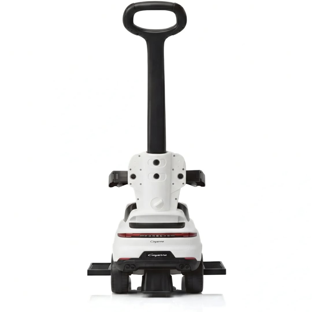 Porsche Cayenne Ride-on Car with Push Bar - White - Berghoff toys