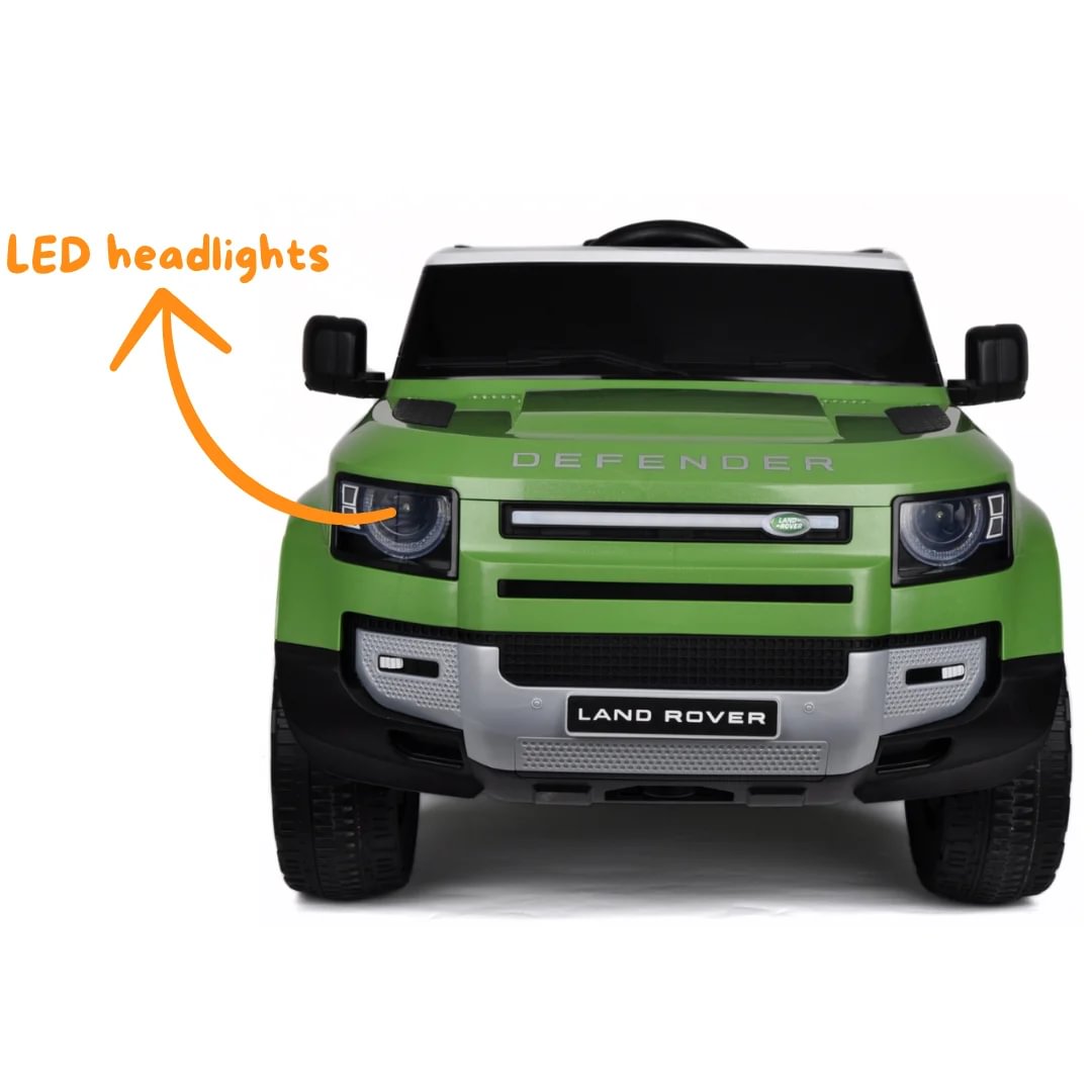 Land Rover Defender 90 Ride-on Kids Car 12V - Green - Berghoff toys