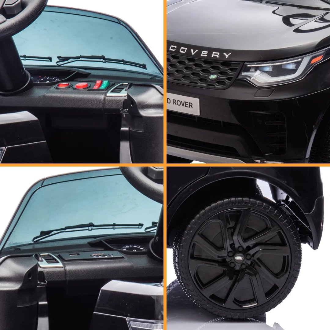 Land Rover Discovery Kids Car 12V - Black - Berghoff toys