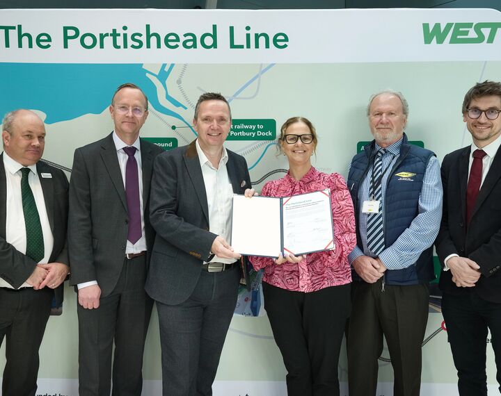 Portishead Line contract signed by Mayor as passenger trains set to ...