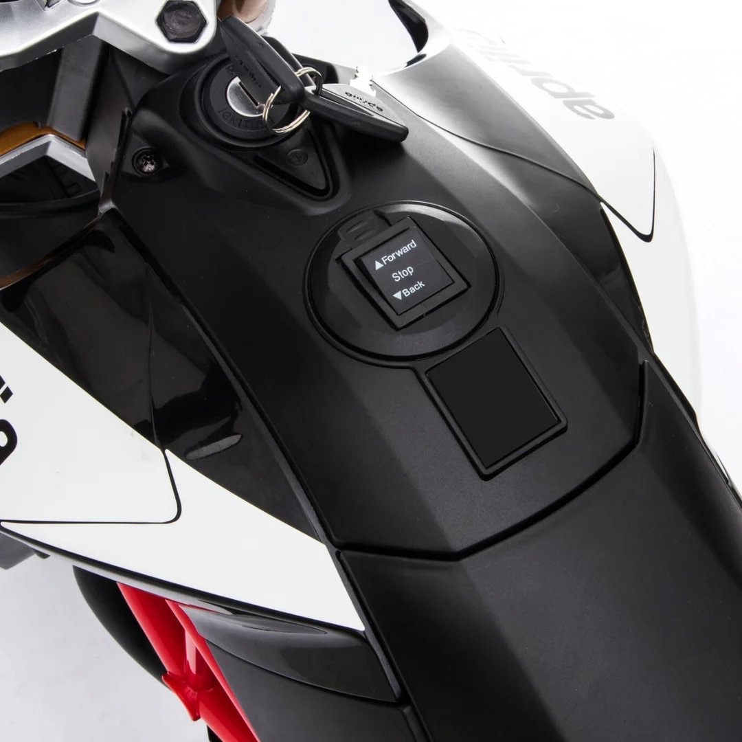 Aprilia Dorsoduro 900 Ride-on Motorbike 12V - Black - Berghoff toys