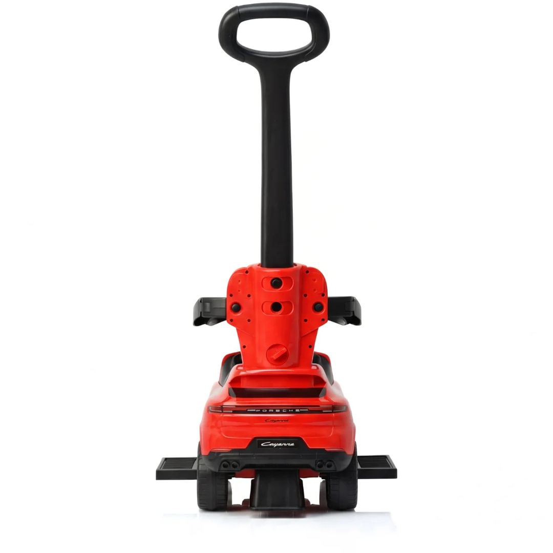 Porsche Cayenne Ride-on Car with Push Bar - Red - Berghoff toys