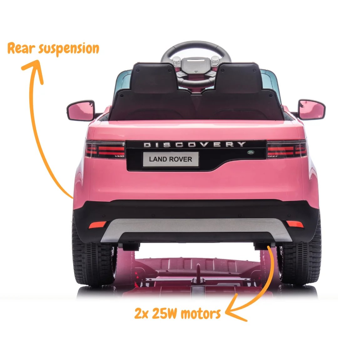 Land Rover Discovery Kids Car 12V - Pink - Berghoff toys