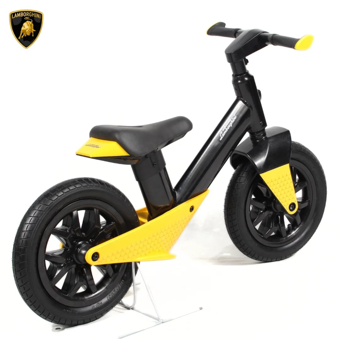 Lamborghini Balance Bike Large 12" - Yellow - Berghoff toys