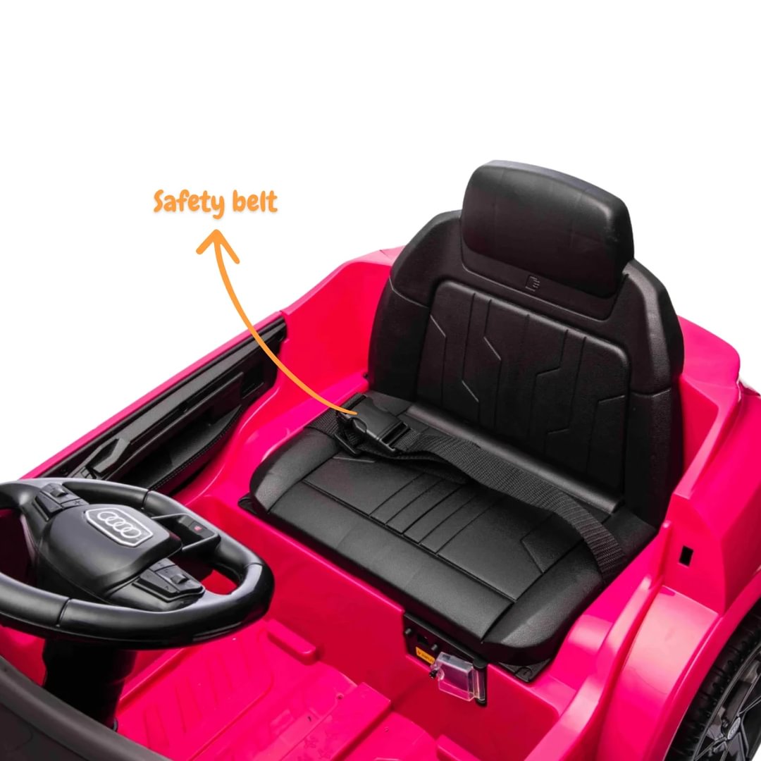 Audi SQ8 e-Tron Electric Ride-on Kids Car 12V - Pink - Berghoff toys