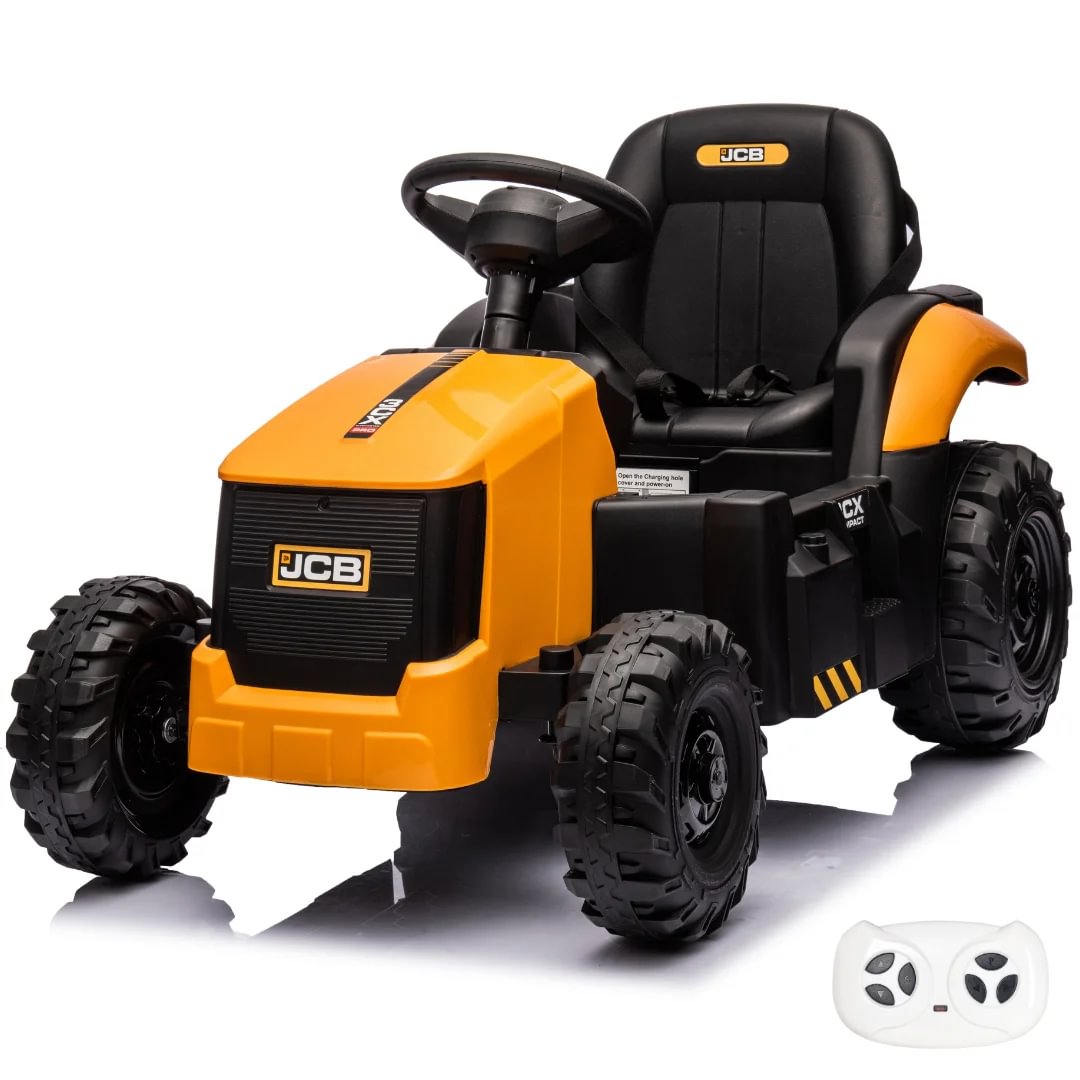 JCB Tractor voor Kinderen 12V - Geel - Berghoff toys