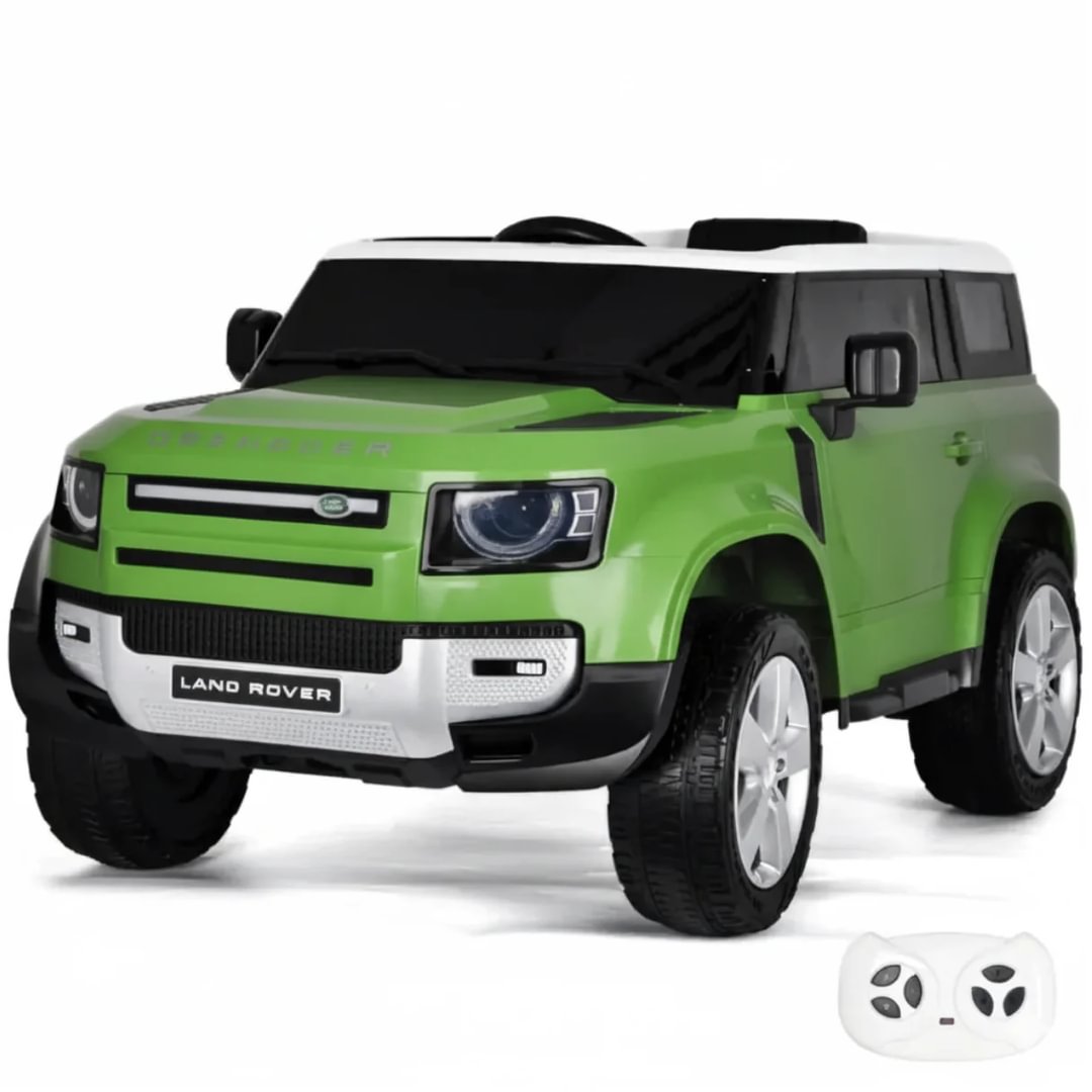 Land Rover Defender 90 Ride-on Kids Car 12V - Green - Berghoff toys