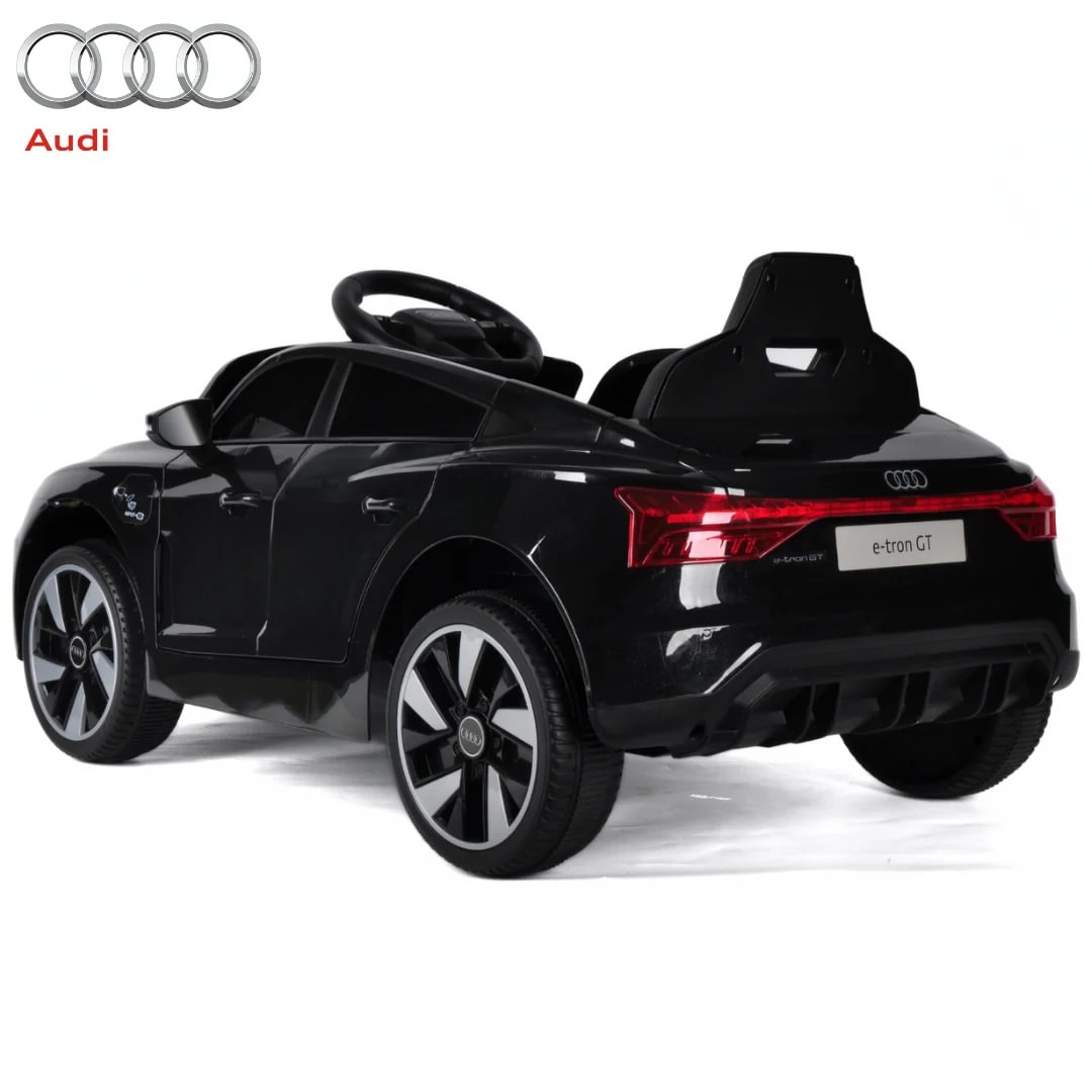 Audi e-Tron GT Electric Kids Car 12V - Black - Berghoff toys