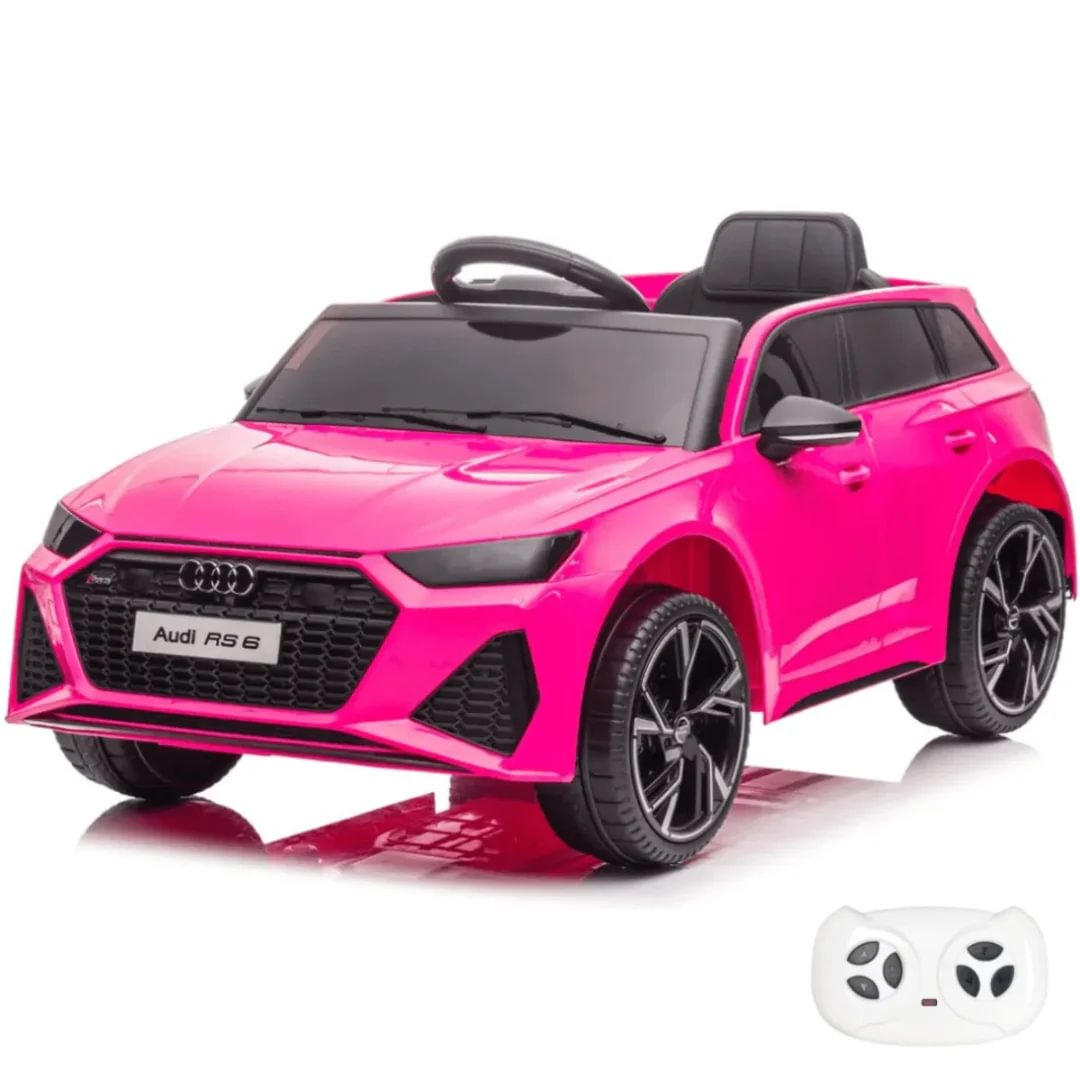 Audi RS6 Electric Kids Car 12V - Pink - Berghoff toys
