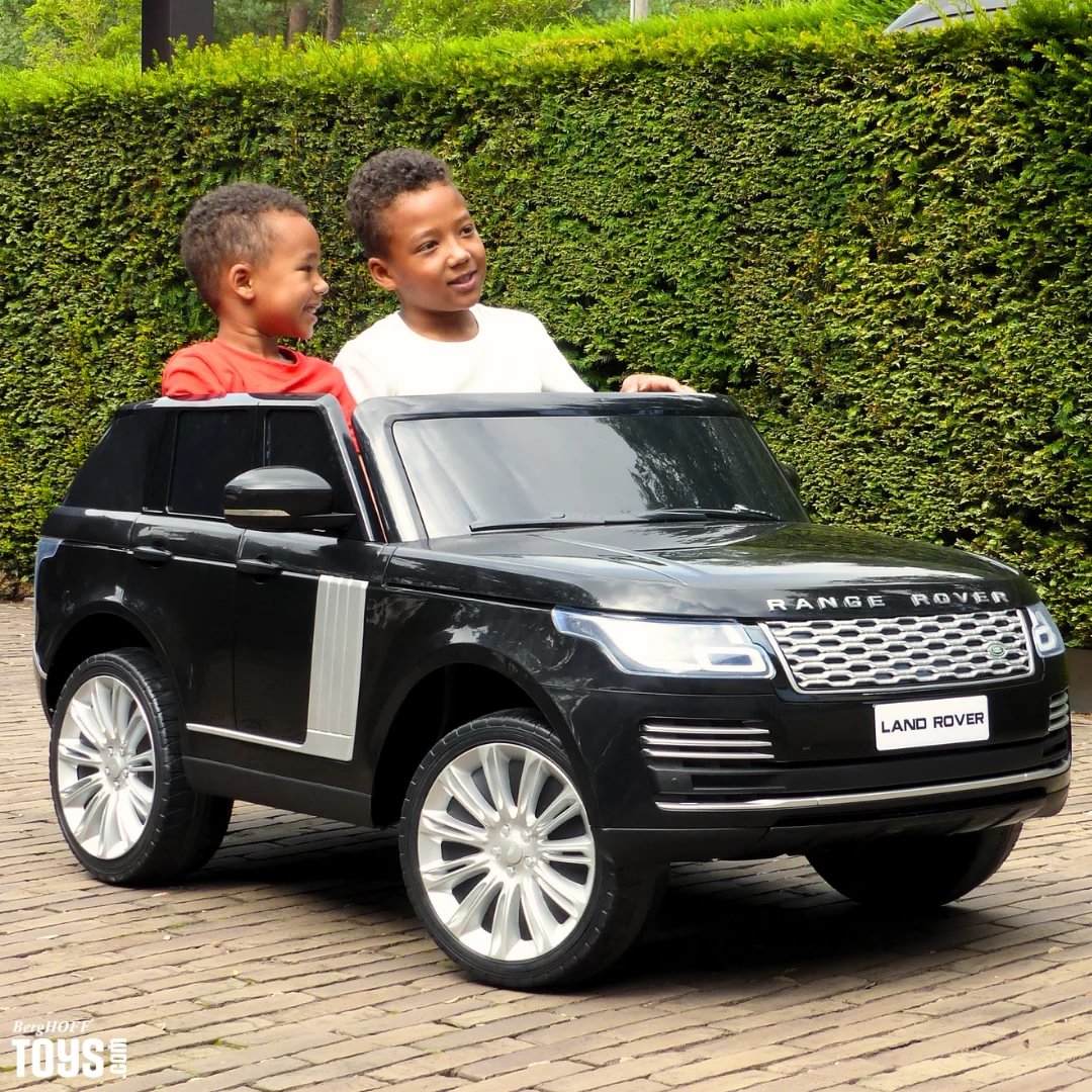 Range Rover Vogue Electric Kids Car 12V (2-seater) - Black - Berghoff toys