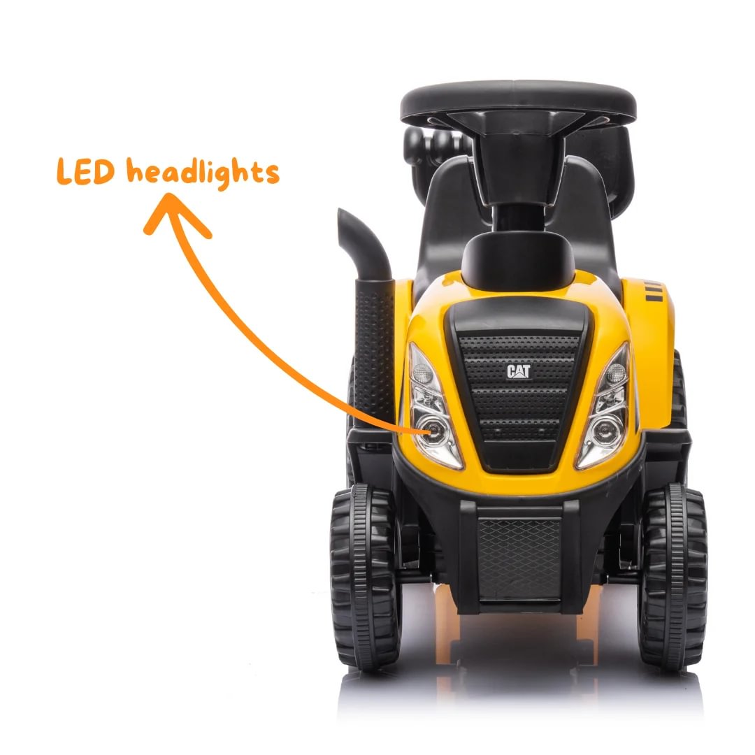 CAT Ride-on Tractor with Trailer - Yellow - Berghoff toys