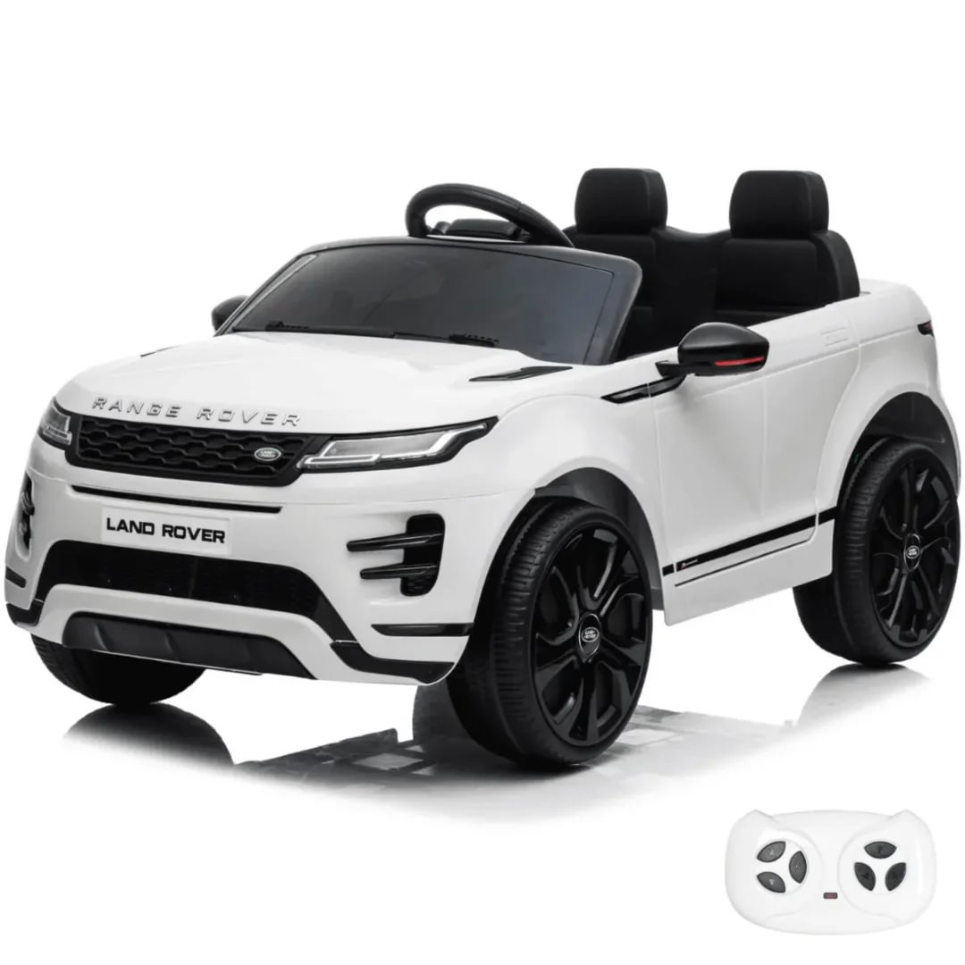 Range Rover Evoque Ride-on Kids Car 12V - White - Berghoff toys