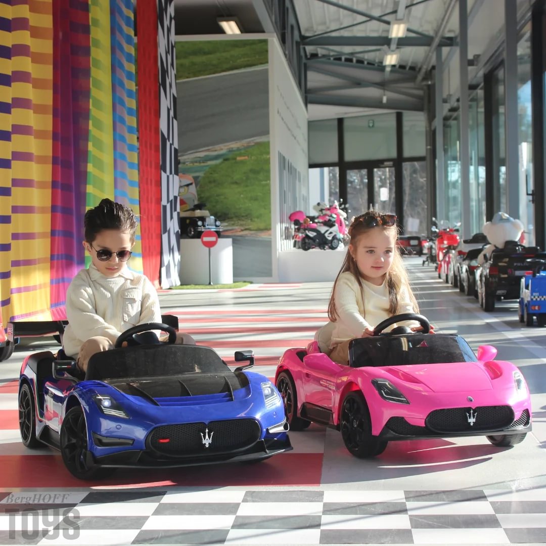 Maserati MC20 GT2 Electric Kids Car 12V - Blue - Berghoff toys