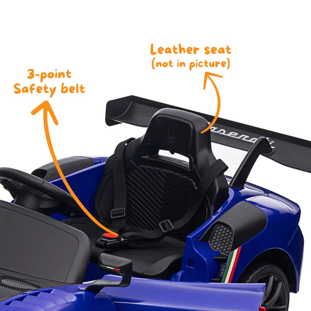 Maserati MC20 GT2 Electric Kids Car 12V - Blue - Berghoff toys