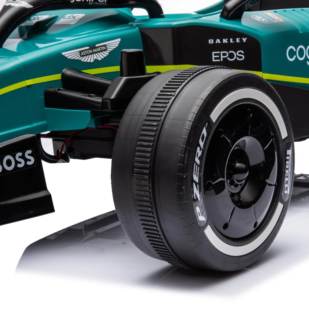 Aston Martin Formula 1 Electric Kids Car 12V - Green - Berghoff toys