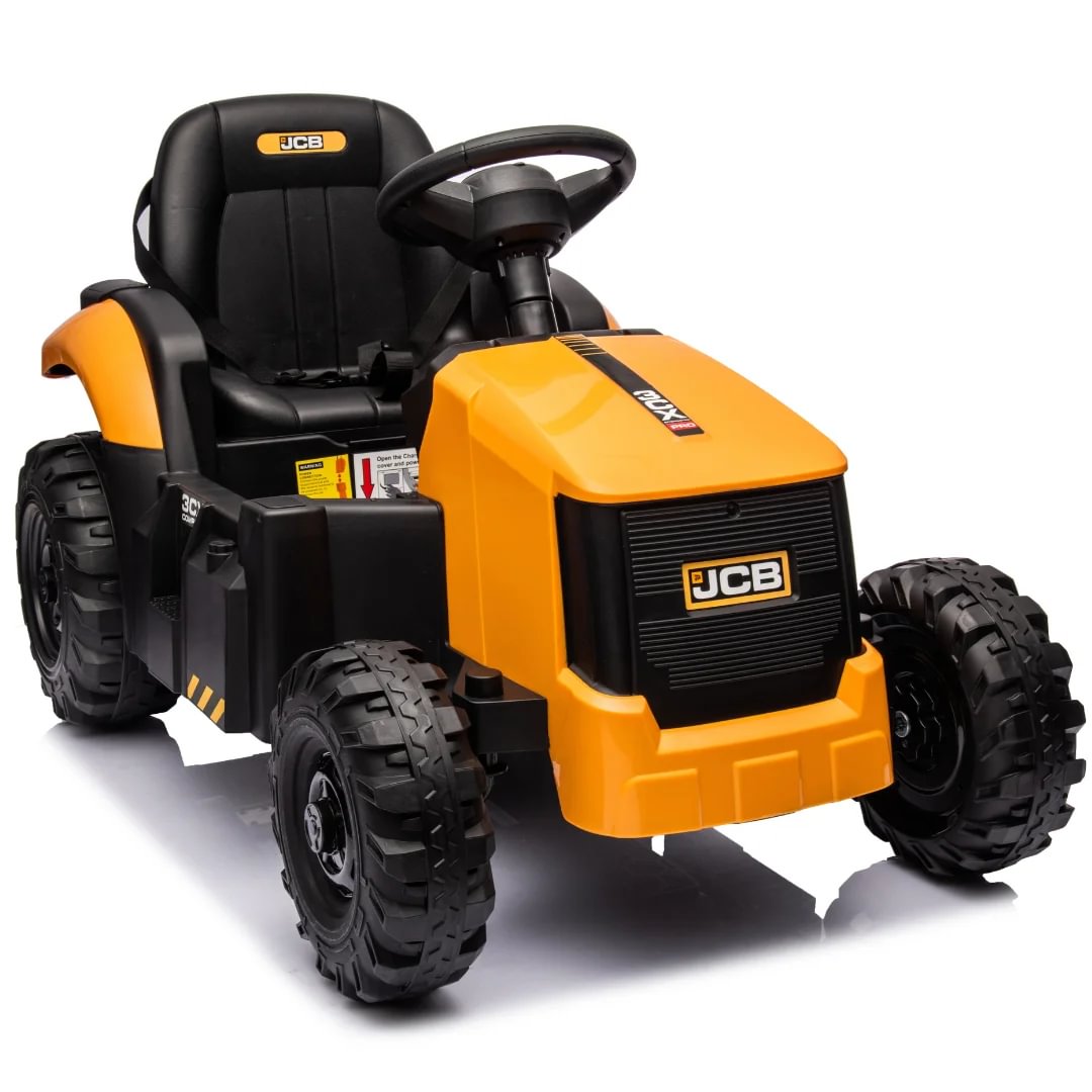 JCB Tractor voor Kinderen 12V - Geel - Berghoff toys
