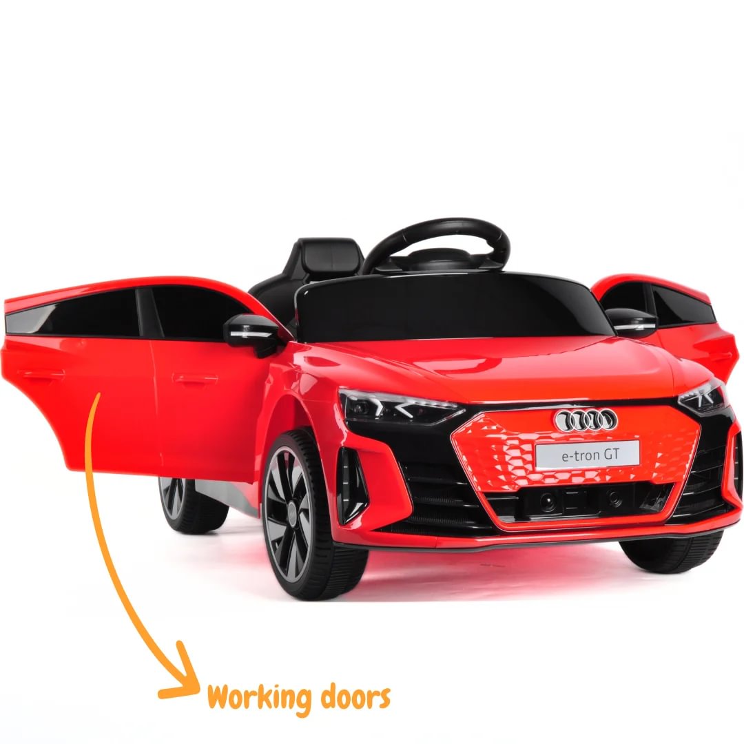 Audi e-Tron GT Electric Kids Car 12V - Red - Berghoff toys