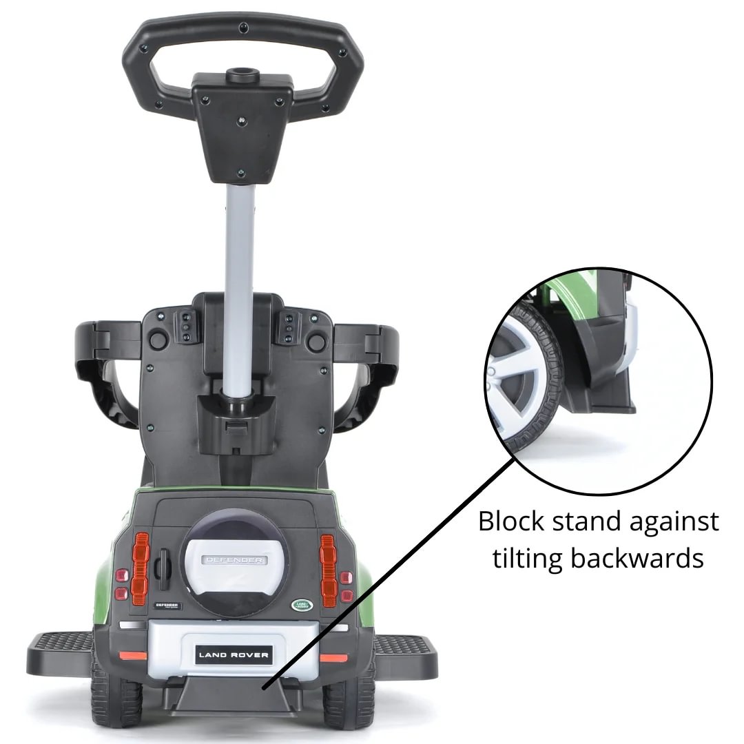 Land Rover Defender 90 Foot-to-Floor Car 2-in-1 - Green - Berghoff toys