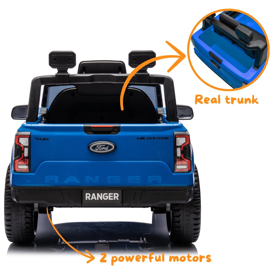 Ford Ranger Ride-on Electric Car 12V - Blue - Berghoff toys