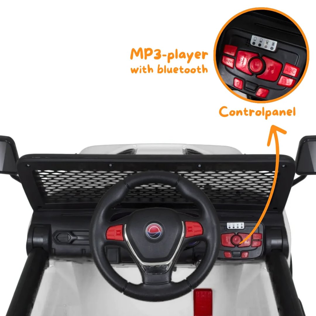 Electric Ride-on Jeep 4x4 kids Car 12V - Red - Berghoff toys