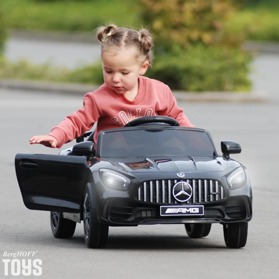 Voiture Électrique Enfants Mercedes GT-R AMG 12V - Noir - Berghoff toys