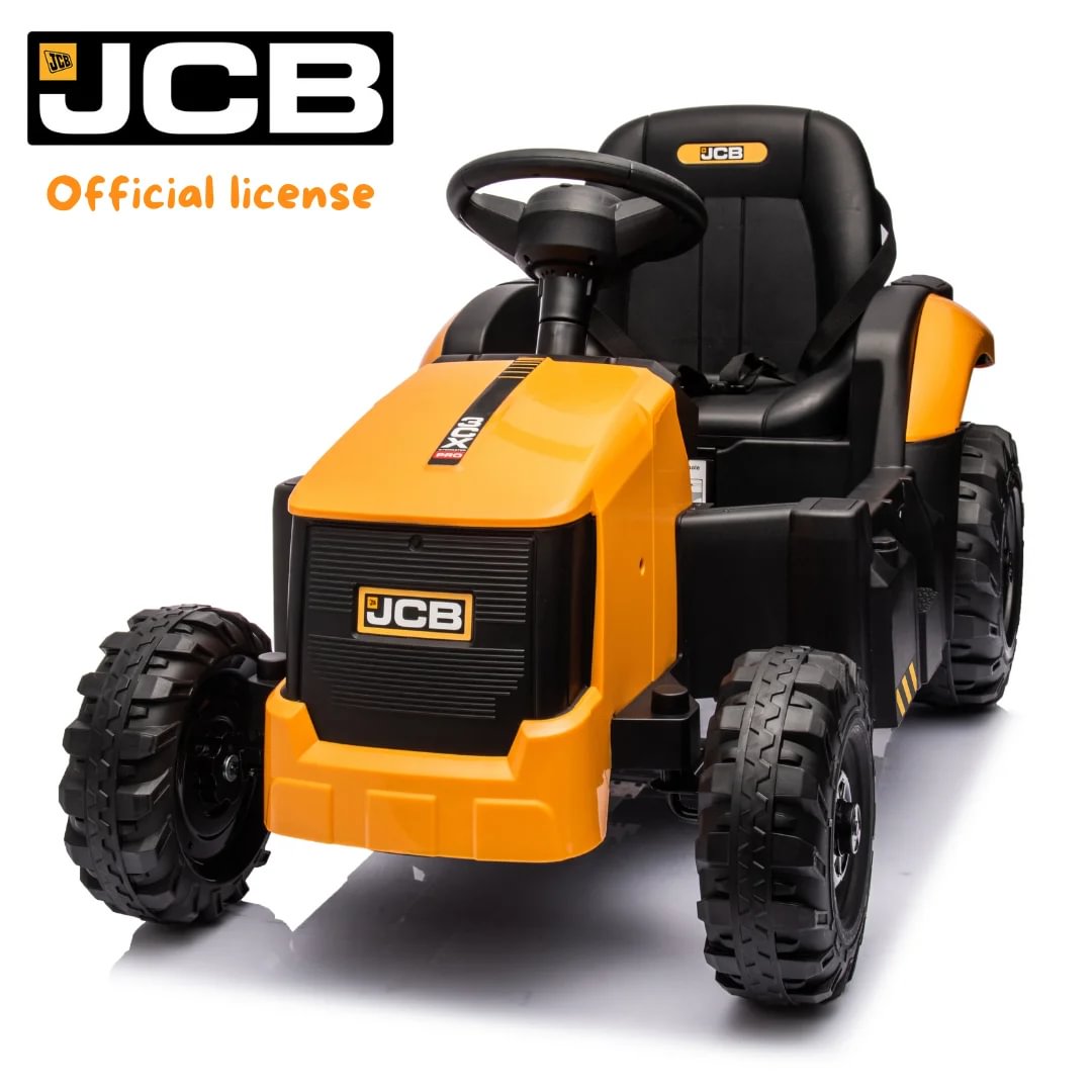 JCB Tractor voor Kinderen 12V - Geel - BergHOFF Toys