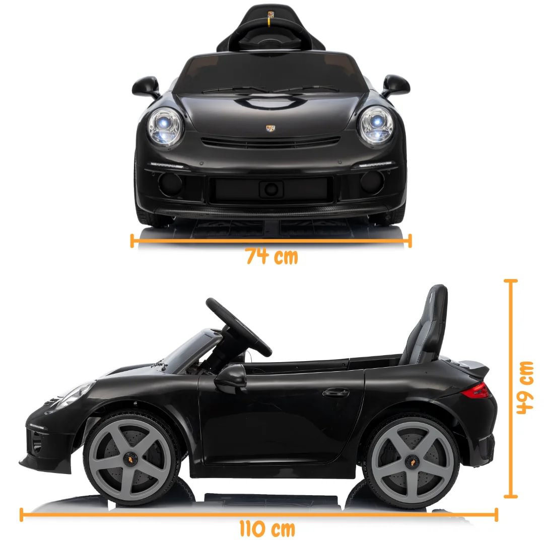 RUF GT Electric Kids Car 12V - Black - Berghoff toys