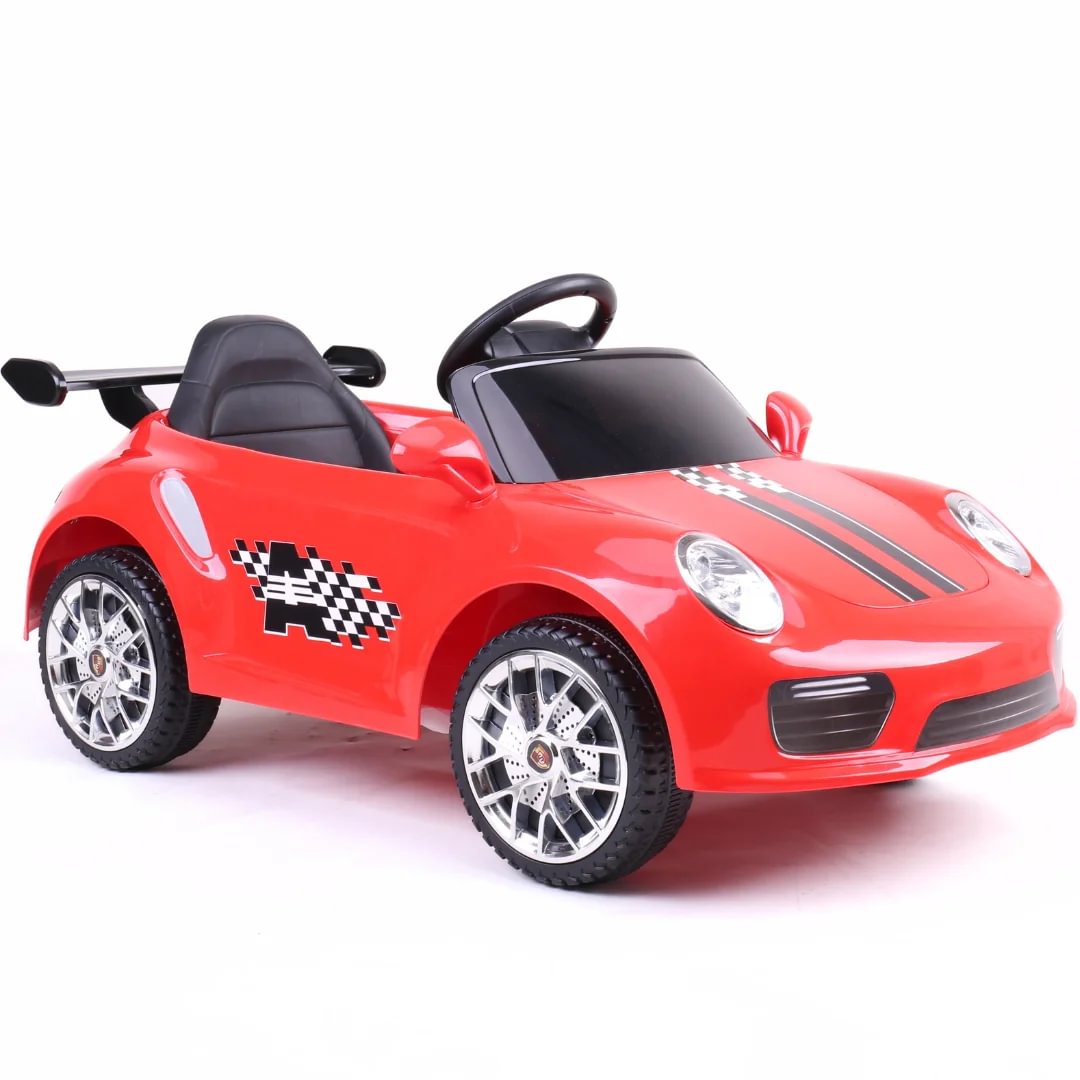 Ride-on Kids Car Porsche 911-Style 12V - Red - Berghoff toys