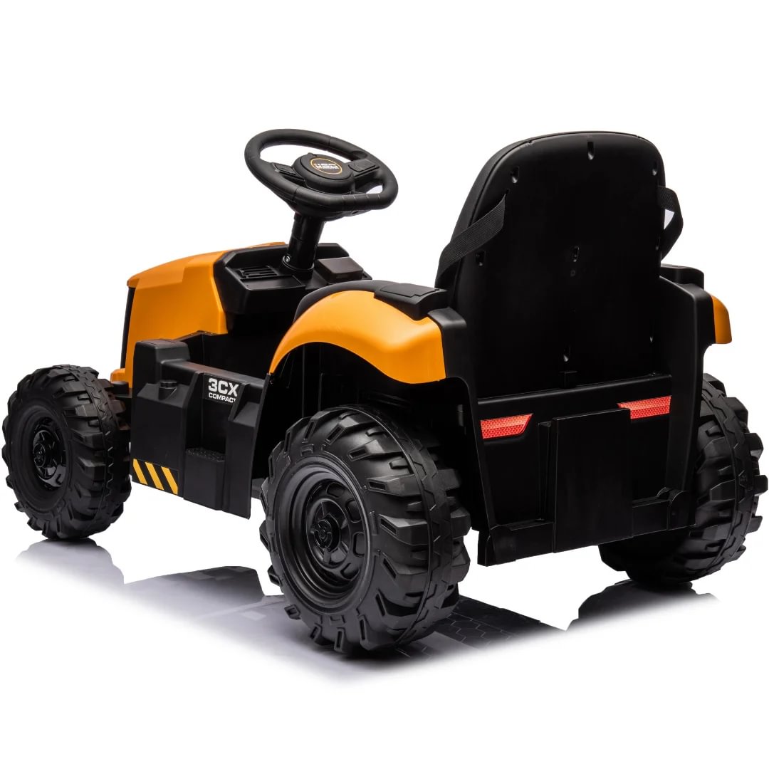 JCB Tractor voor Kinderen 12V - Geel - Berghoff toys
