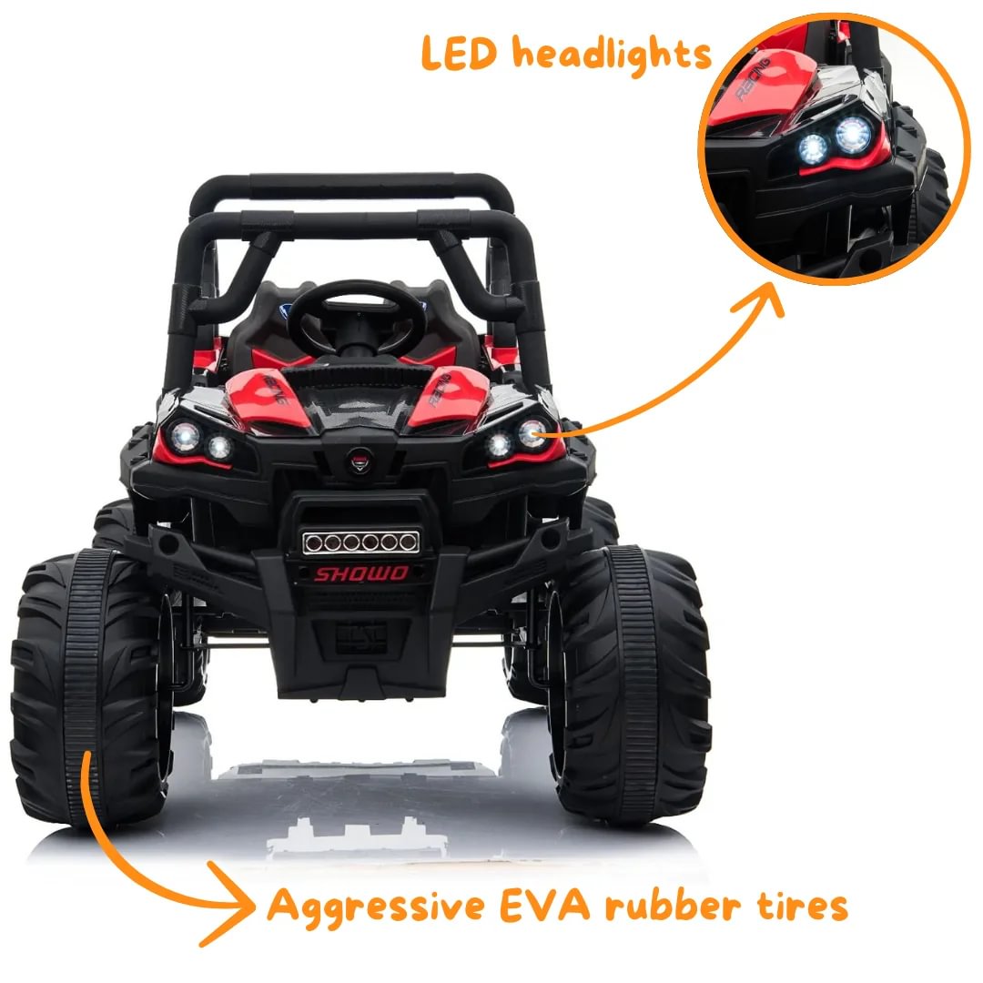 UTV 4x4 Ride-on Kids Buggy 12V - Red - Berghoff toys