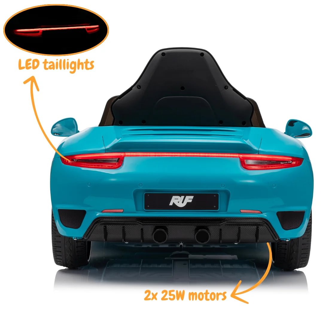 RUF GT Electric Kids Car 12V - Blue - Berghoff toys