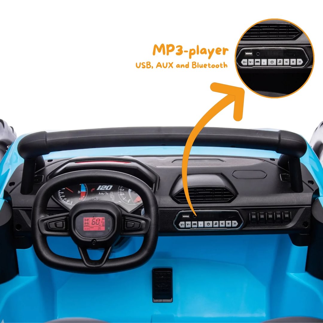 Mud-Master Buggy para Niños - 2 Plazas - Batería 24V - 2 a 7 Años ...