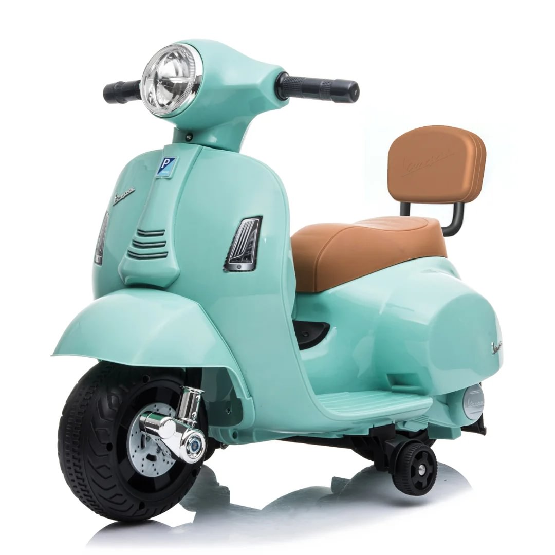 Moto Elétrica Infantil Vespa GTS Mini 6V - Azul - Berghoff toys
