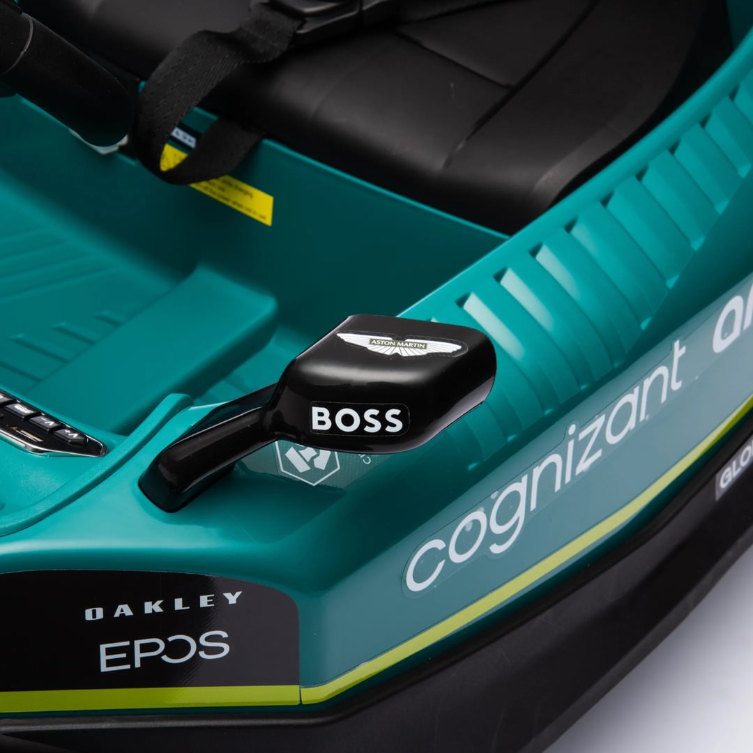 Aston Martin Formula 1 Electric Kids Car 12V - Green - Berghoff toys