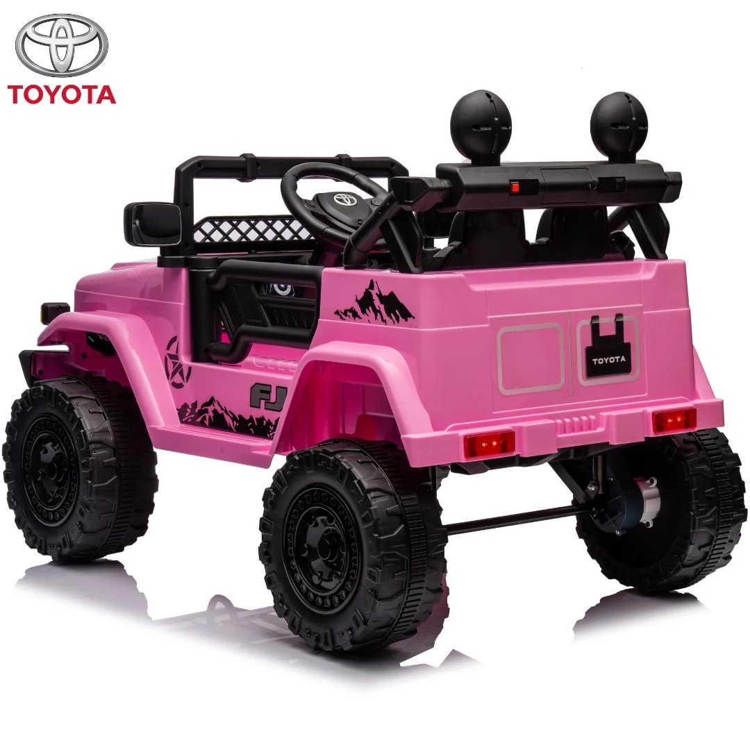 Toyota FJ Cruiser Elektrische Kinderauto 12V - Roze - Berghoff toys
